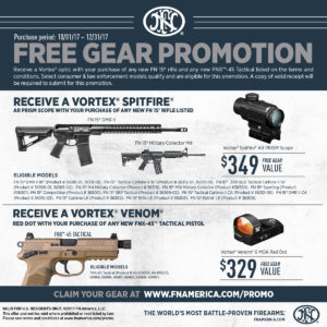 FN Launches Fourth Quarter Free Gear Promotion on Select Pistol and ...