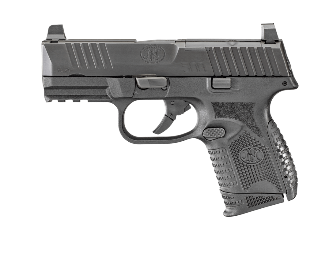 FN 509C COMPACT MRD 9MM 15RD 3.7" BLACK 66-100571 - Semi Auto Pistols ...